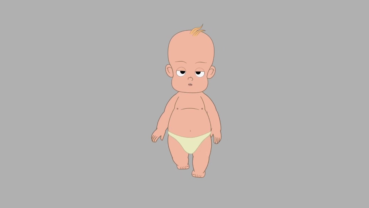 walk cycle/front - YouTube