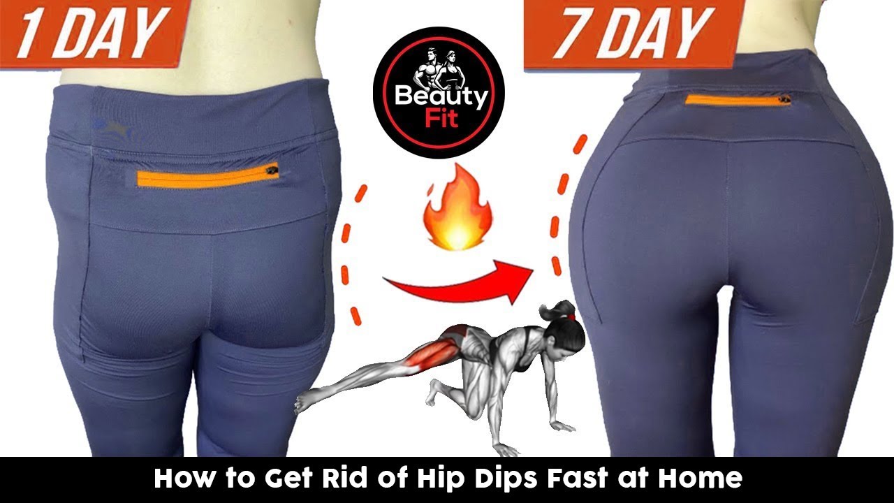 How to Get Rid of Hip Dips Fast at Home - YouTube