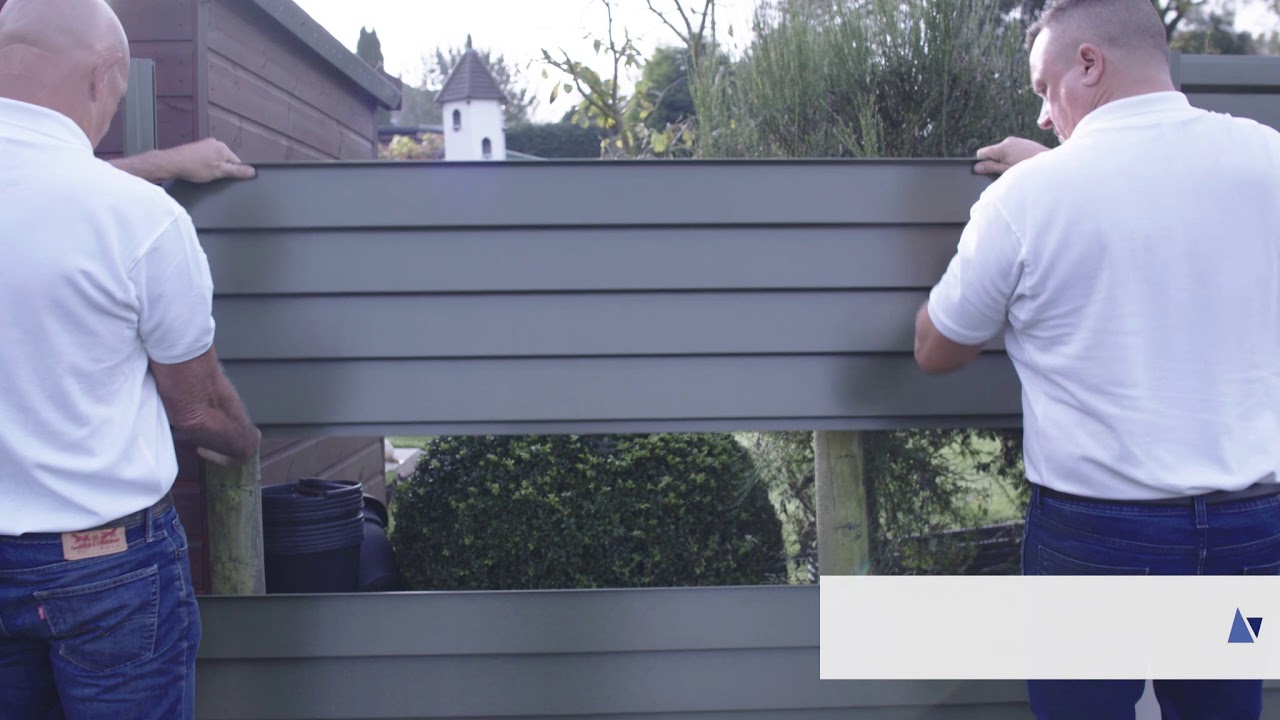 Permafence Metal Fence System - YouTube