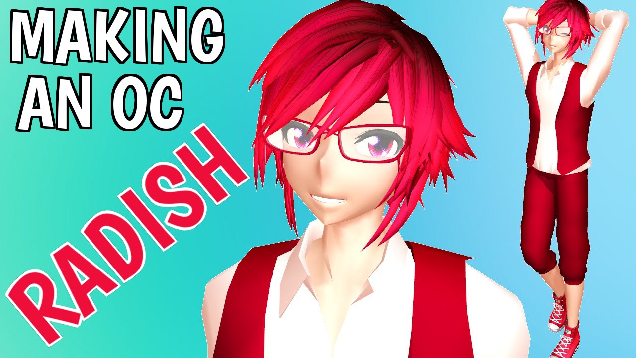[MMD] Making a model of OC - Radish - YouTube