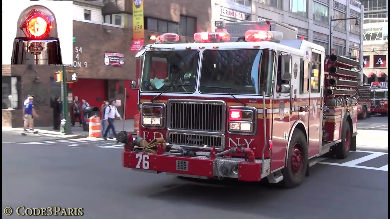 FDNY Engine 76 (Acting Engine 54) - YouTube