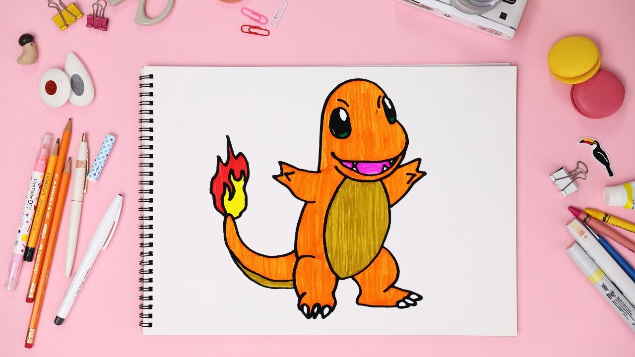 Learn How to Draw Charmander Pokemon Step-by-Step: Easy and Fun ...