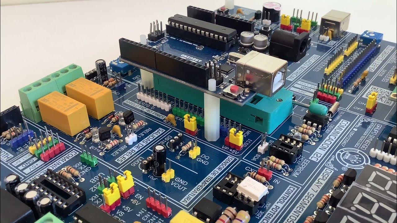 ENTRENADOR DE MICROCONTROLADORES - PIC_AVR_ATMEL _ARDUINO_TEXAS_ETC_ETC ---ARCADIA µELECTRONICA ...