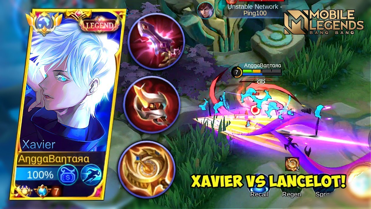 TROUBLE WITH META HERO LANCELOT?? | XAVIER GOJO SATORU BUILD & EMBLEM ...