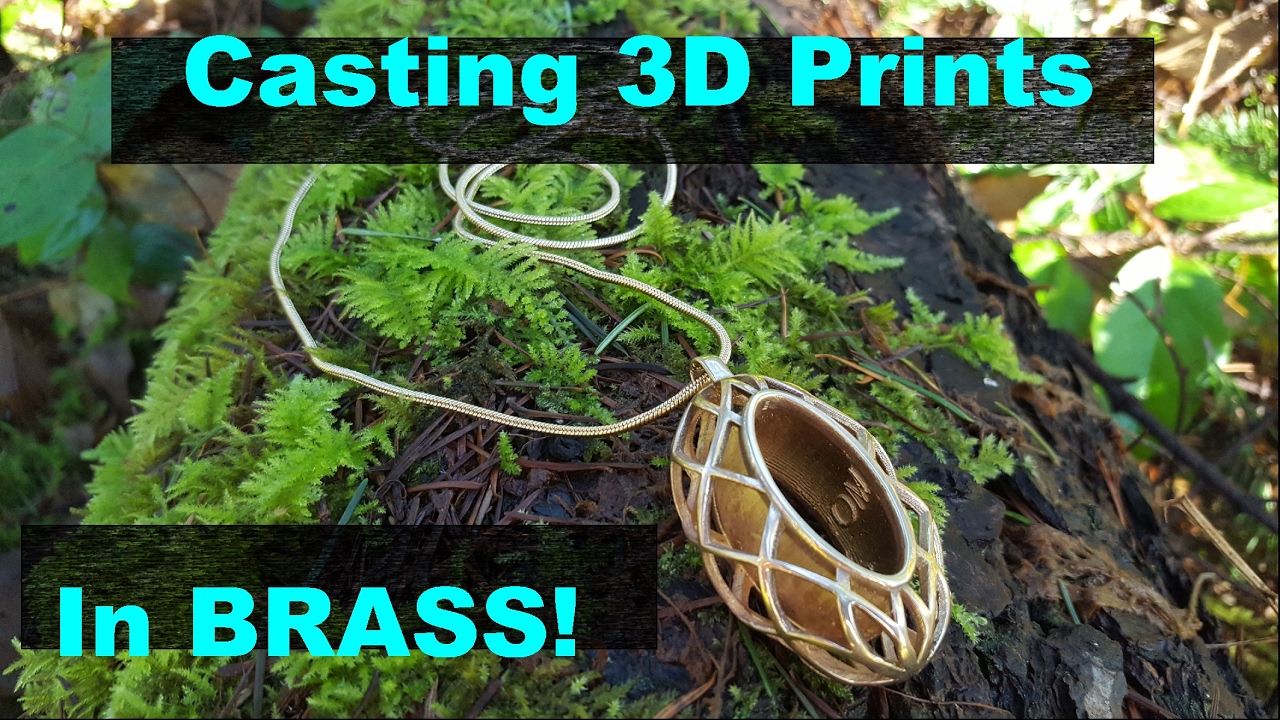 Beta Things: Casting 3D Prints in Brass - YouTube