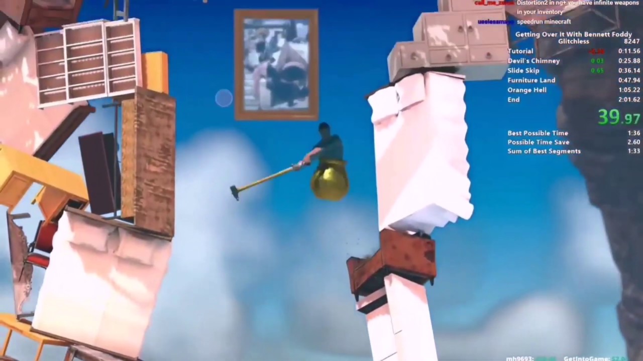 Getting Over It World Record 2020 - Under 2 mins || @NIGHTRAIDERSGAMING ...
