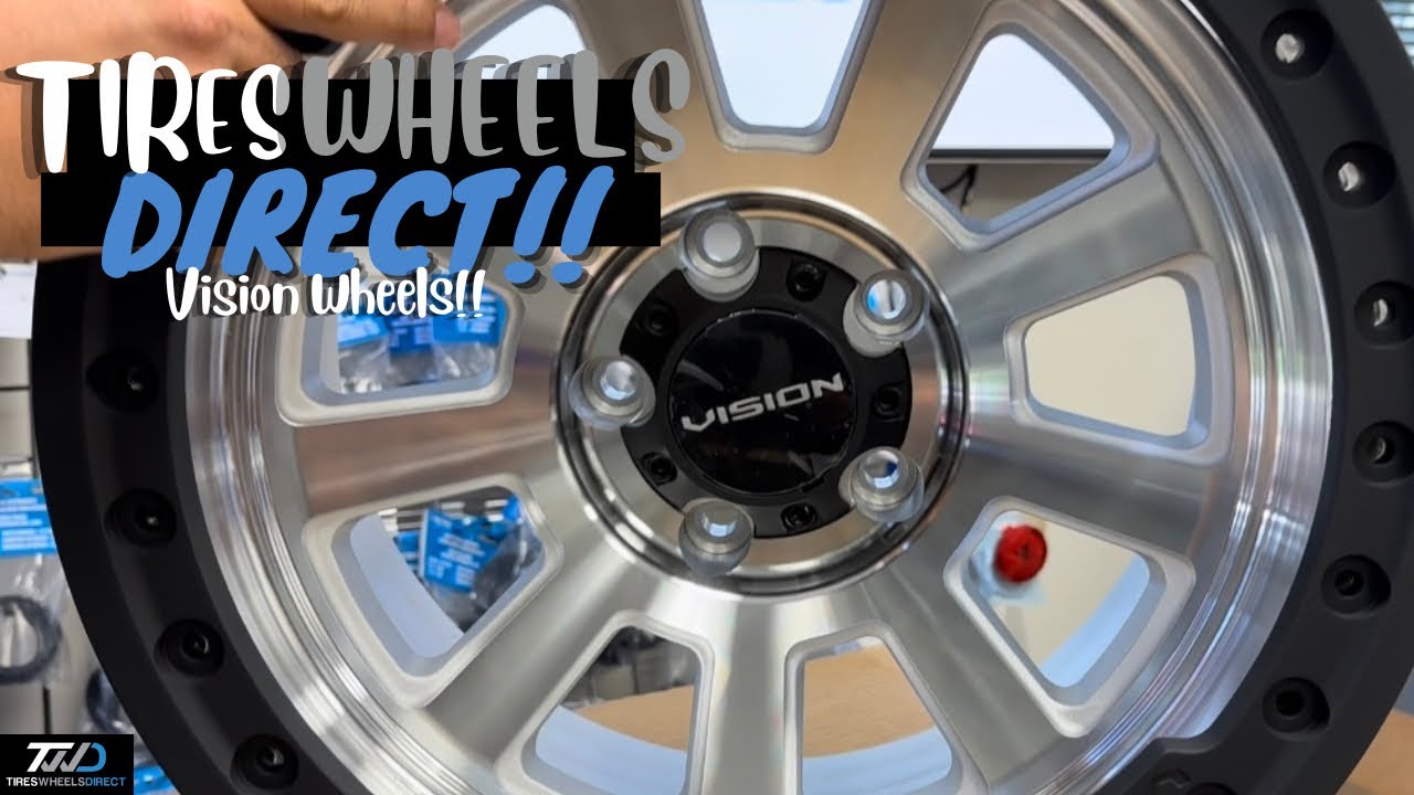 Vision 350 Ojos Beadlock Machined Finish 17x9 -40mm 5x5. Fits Jeep ...