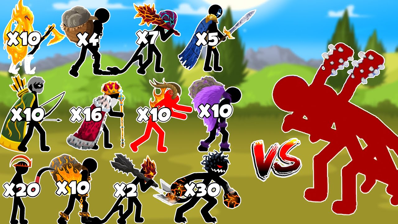 New Red Giant X2 Vs All Stick Figures Army - New Update In Stick War ...