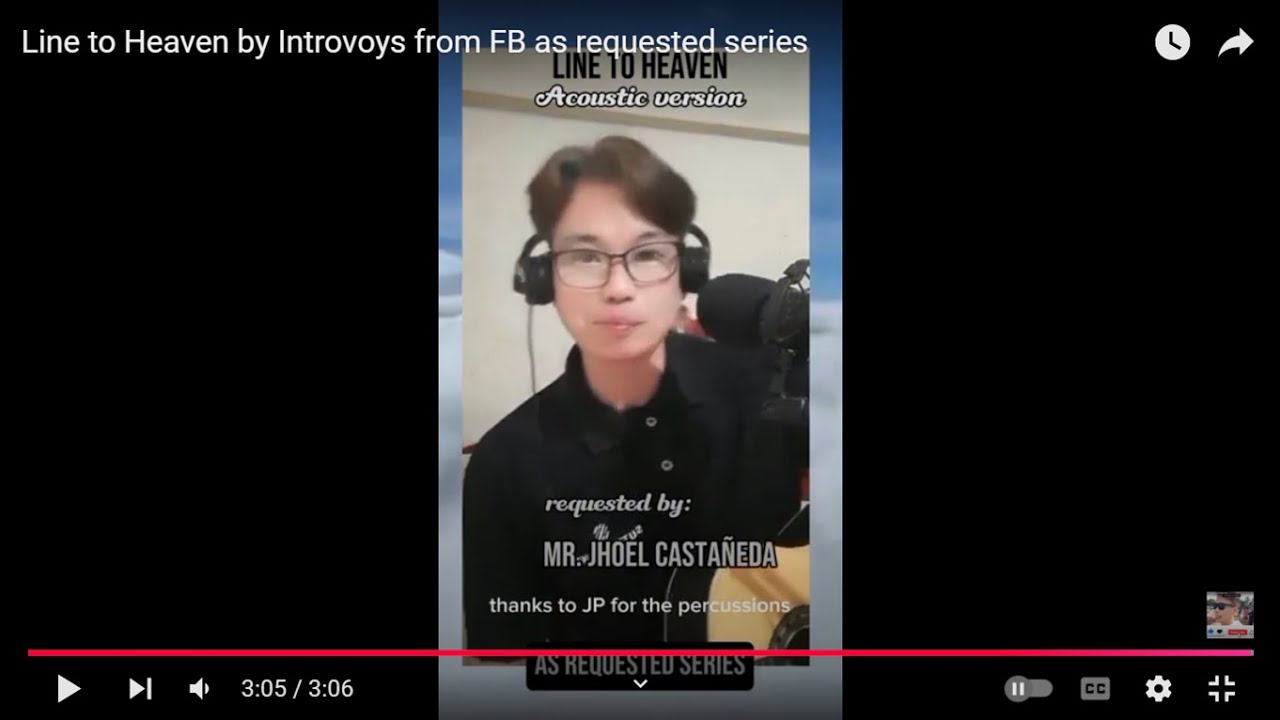 Line to Heaven by Introvoys from FB as requested series - YouTube