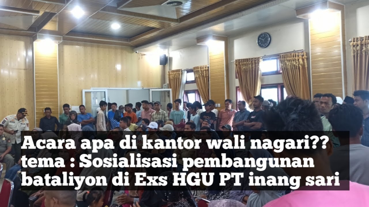 Di PT inang sari akan di bangun Bataliyon, apakah ini benar adanya ...