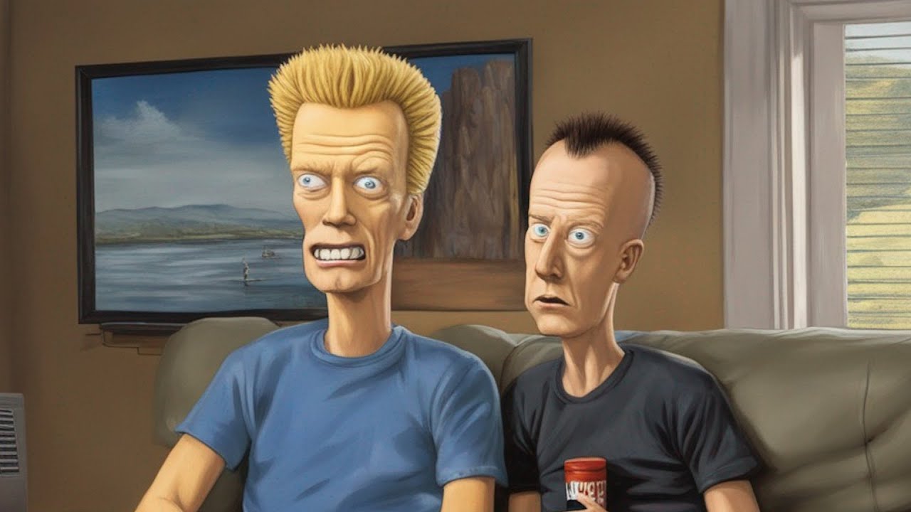 Beavis & Butt-Head turned into AI Fever Dream - YouTube
