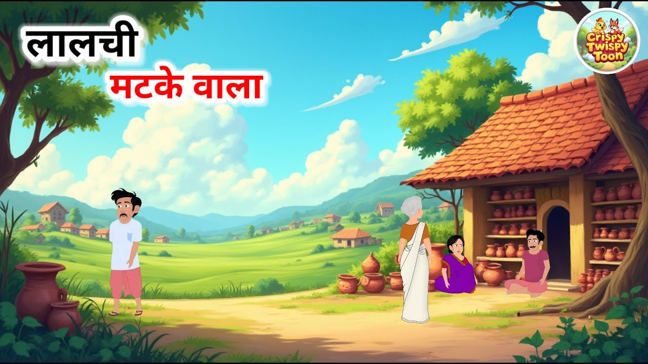 लालची मटके वाला। Lalchi Matke Wala Hindi Kahani। New Moral Story ...