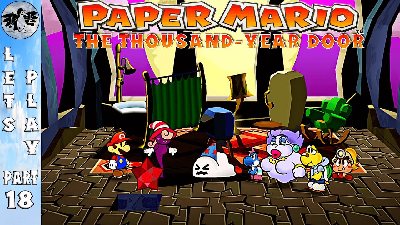 Let's Play Paper Mario TTYD Part 18 [GC] Fourth Star (Blind) - YouTube