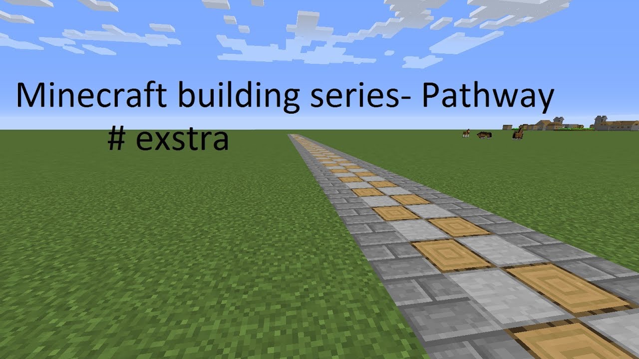 minecraft path way - YouTube