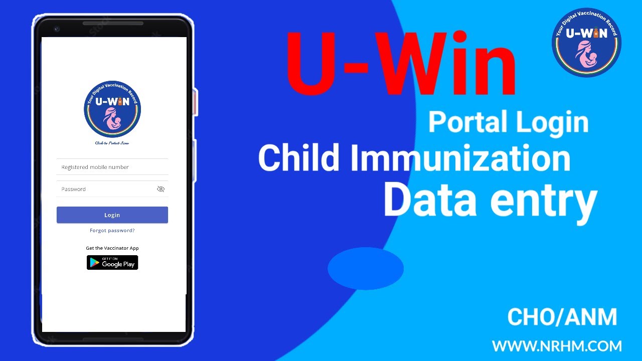 How to Login u-win portal / #anm #CHO /u-win on site RI Session data ...