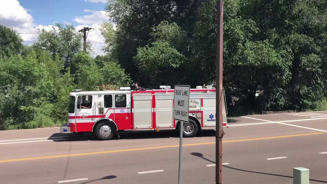 CSFD Spare Engine 4 responding - YouTube