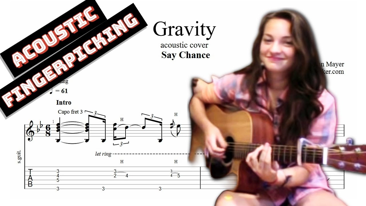 Gravity acoustic TAB (Say Chance) - acoustic guitar tabs (PDF + Guitar ...