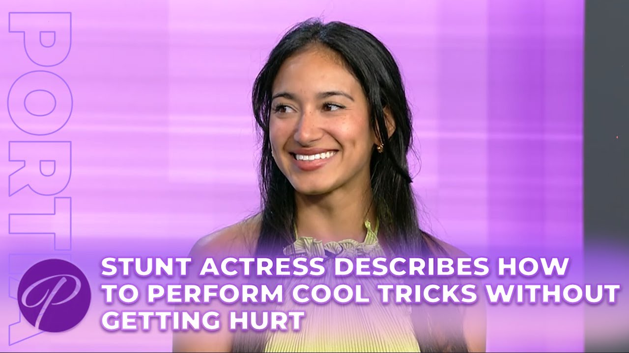Stunt Actress Teaches Portia A Few Tricks Of The Trade - YouTube