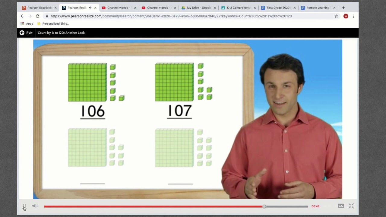Count by 1s to 120 - YouTube