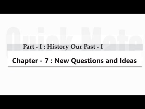 New Questions and Ideas | NCERT Class 6th History Chapter 7 | Our Past ...