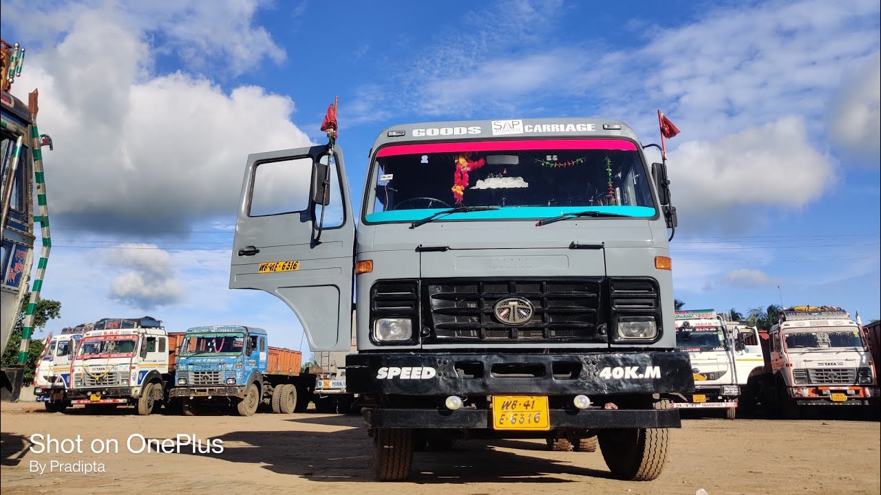 TATA LPS 4018 TC | 18 WHEELER TRAILER - YouTube