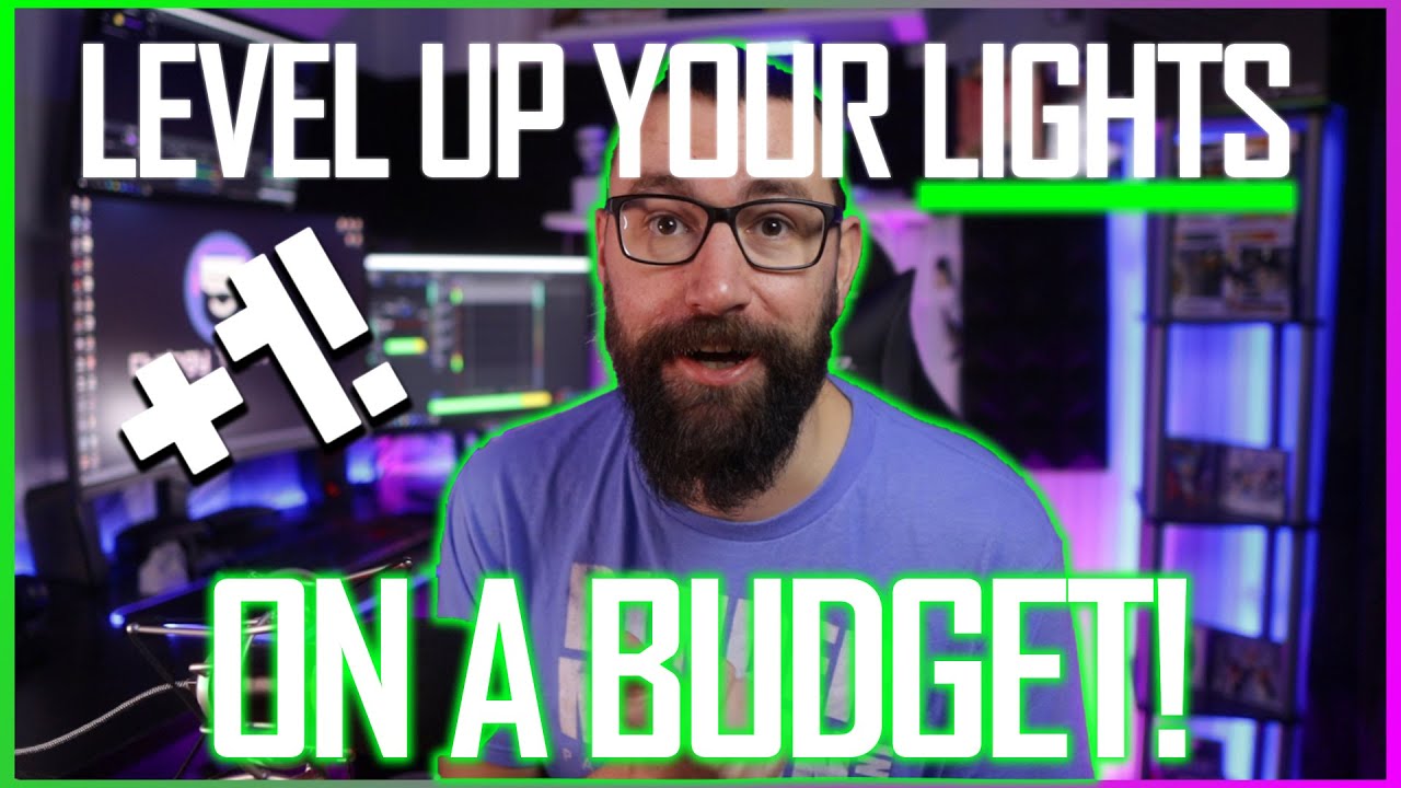 5 Budget Lighting Ideas For Your Gaming & Streaming Setup! - YouTube