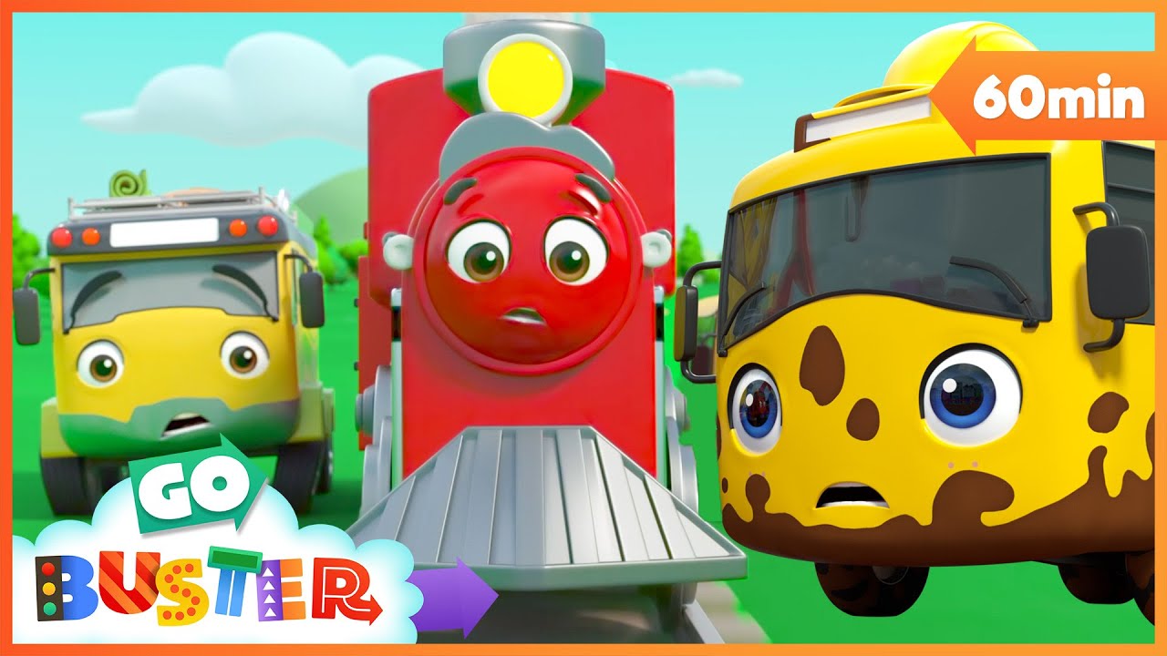Buster Rescues the Runaway Train! 🚂 | Go Buster | Rescue Adventures ...