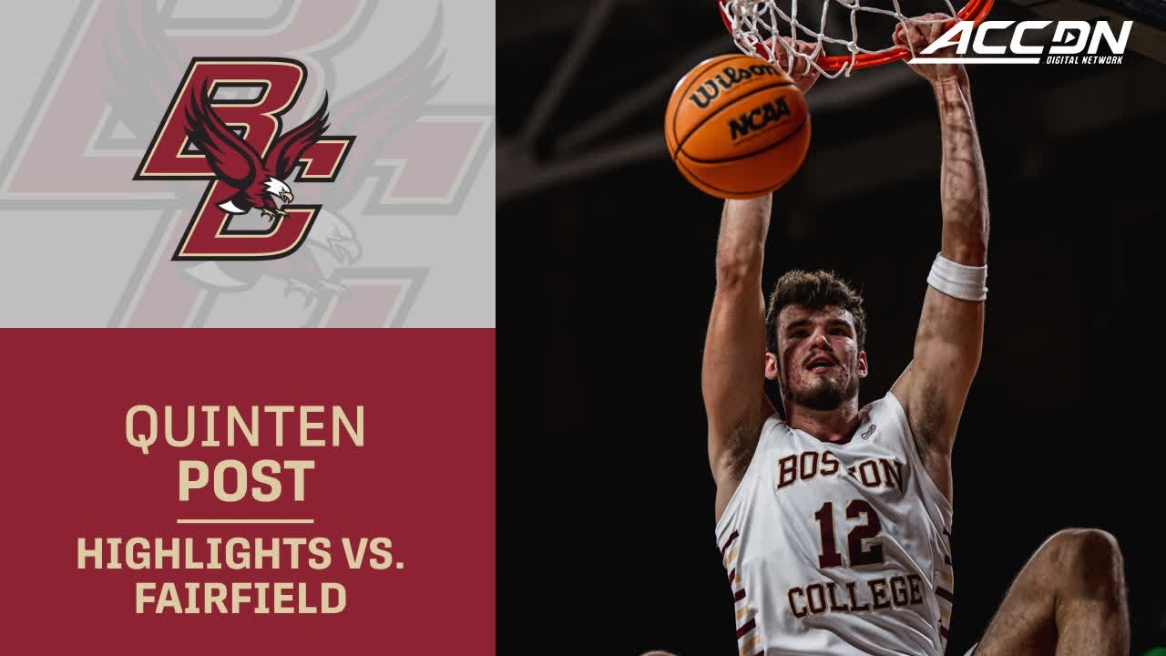 Boston College Center Quinten Post Opens With A 30-Burger - YouTube