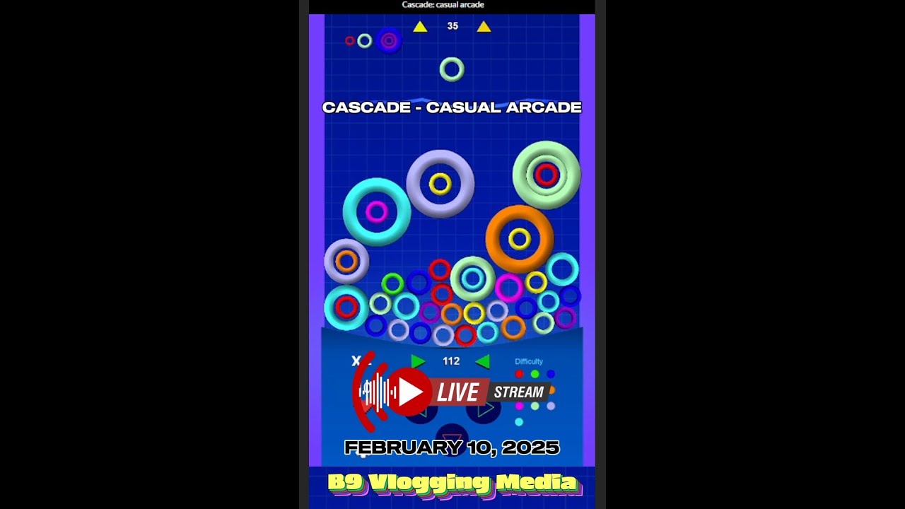 WELCOME TO MY LIVESTREAM: CASCADE - CASUAL ARCADE. THANK YOU FOR ...