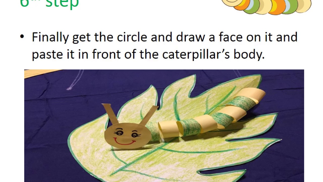 Grade 1 Handwork Caterpillar - YouTube