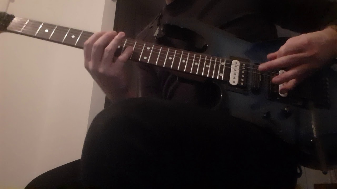 Dream Theater "Under a glass moon" guitar solo cover by Phil Lemire ...