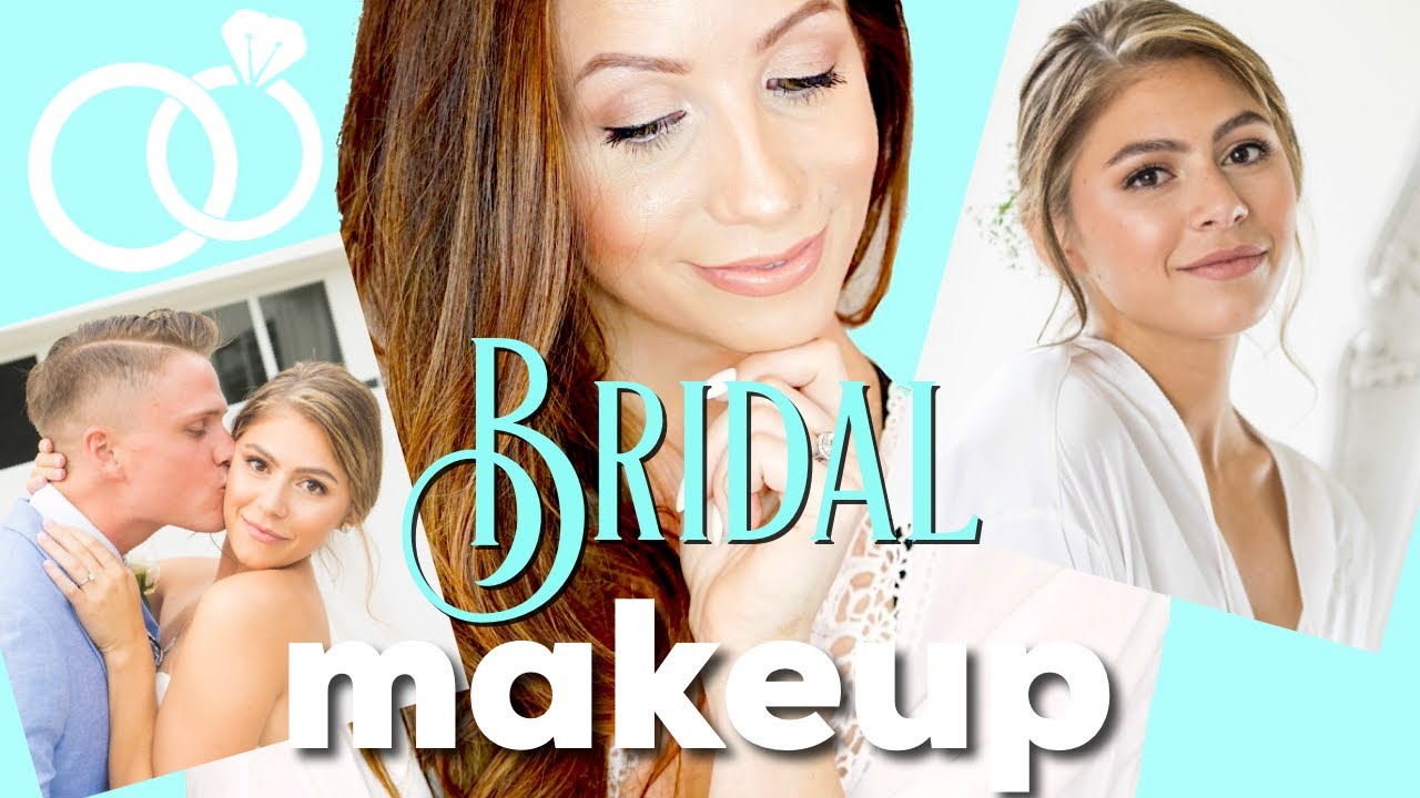 BRIDAL MAKEUP TUTORIAL - A natural glowy look for an outdoor wedding ...