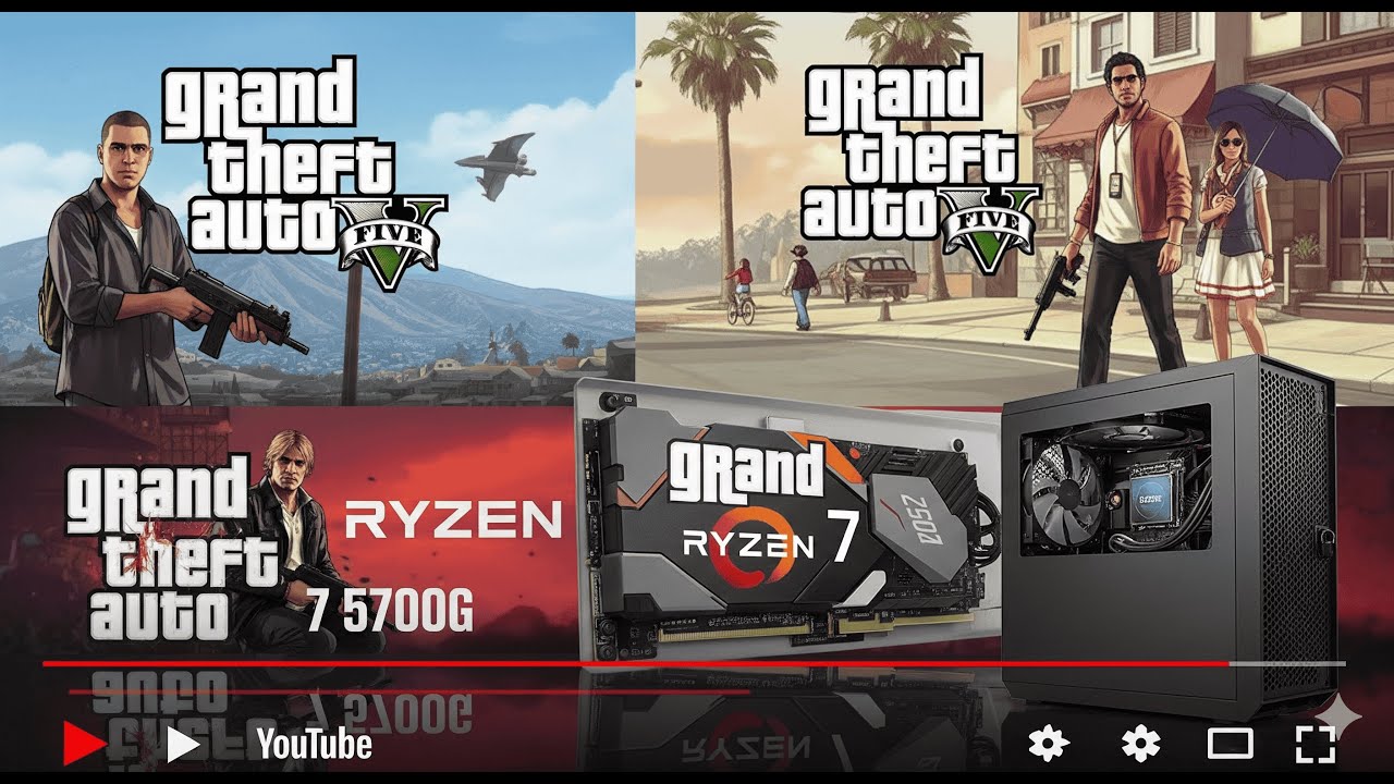 INSANE GTA V Graphics on My New Ryzen 7 PC | First Time Playing Grand ...