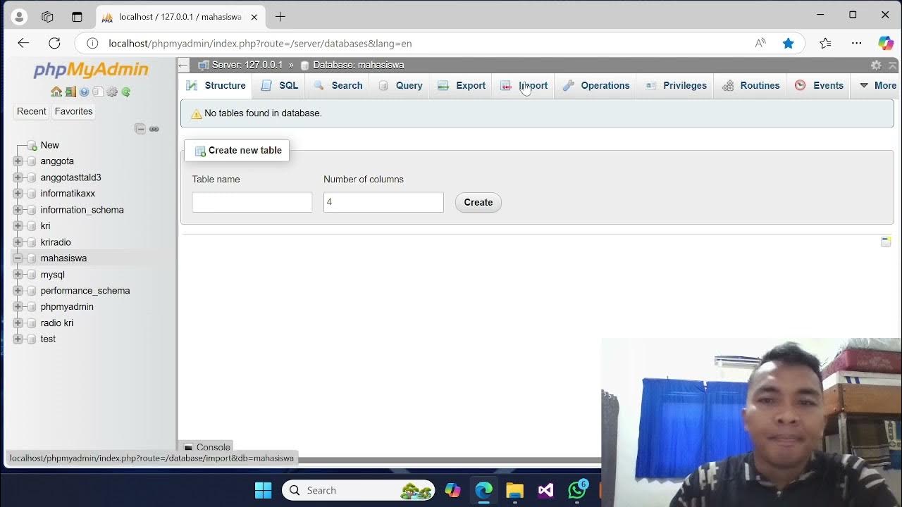 Pembuatan relasi pada PHP My Admin - YouTube