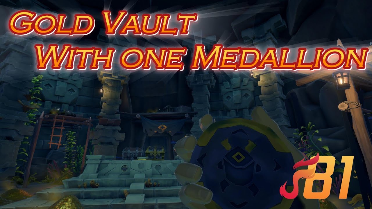 Gold Vault solution with one medallion - YouTube