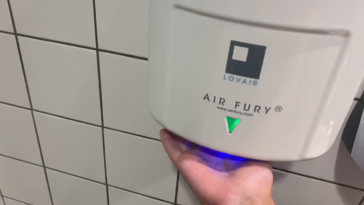 Lovair Air Fury Hand Dryer At IKEA, Warrington - YouTube