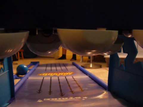 'Behind the pins' in Mini Bowling!!! - YouTube
