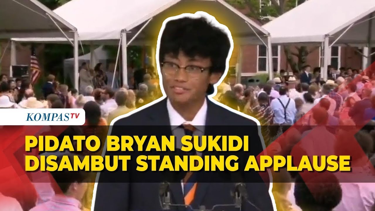 Momen Bryan Sukidi Dapat Tepuk Tangan Saat Pidato Kelulusan di Milton ...