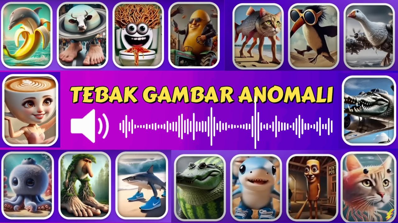 TEBAK ANOMALI BRAINROT YANG BENAR//Tralalelo Tralala, Tung Tung Sahur, Bombardino Crocodilo ...