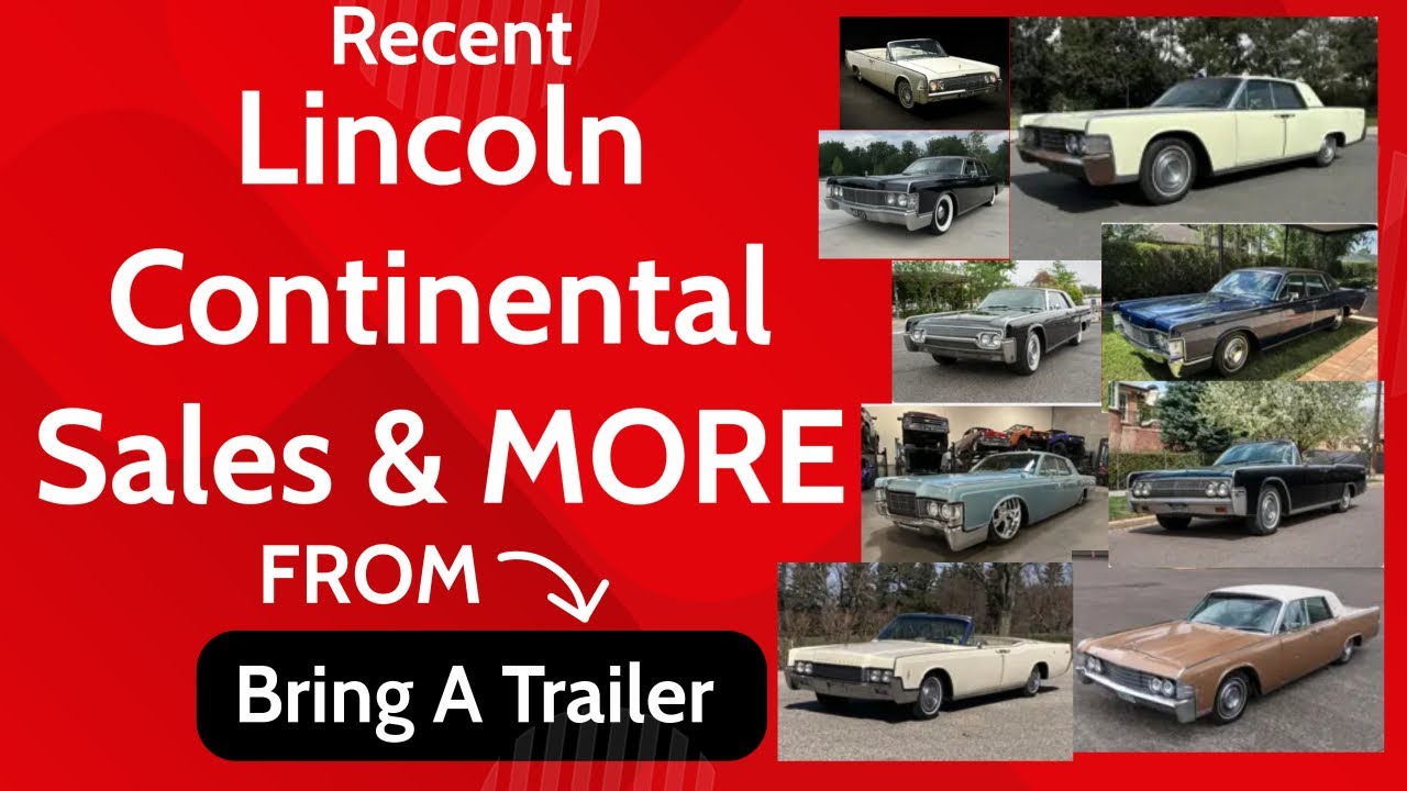 Recent Lincoln Continental Sales + Upcoming Preview - YouTube
