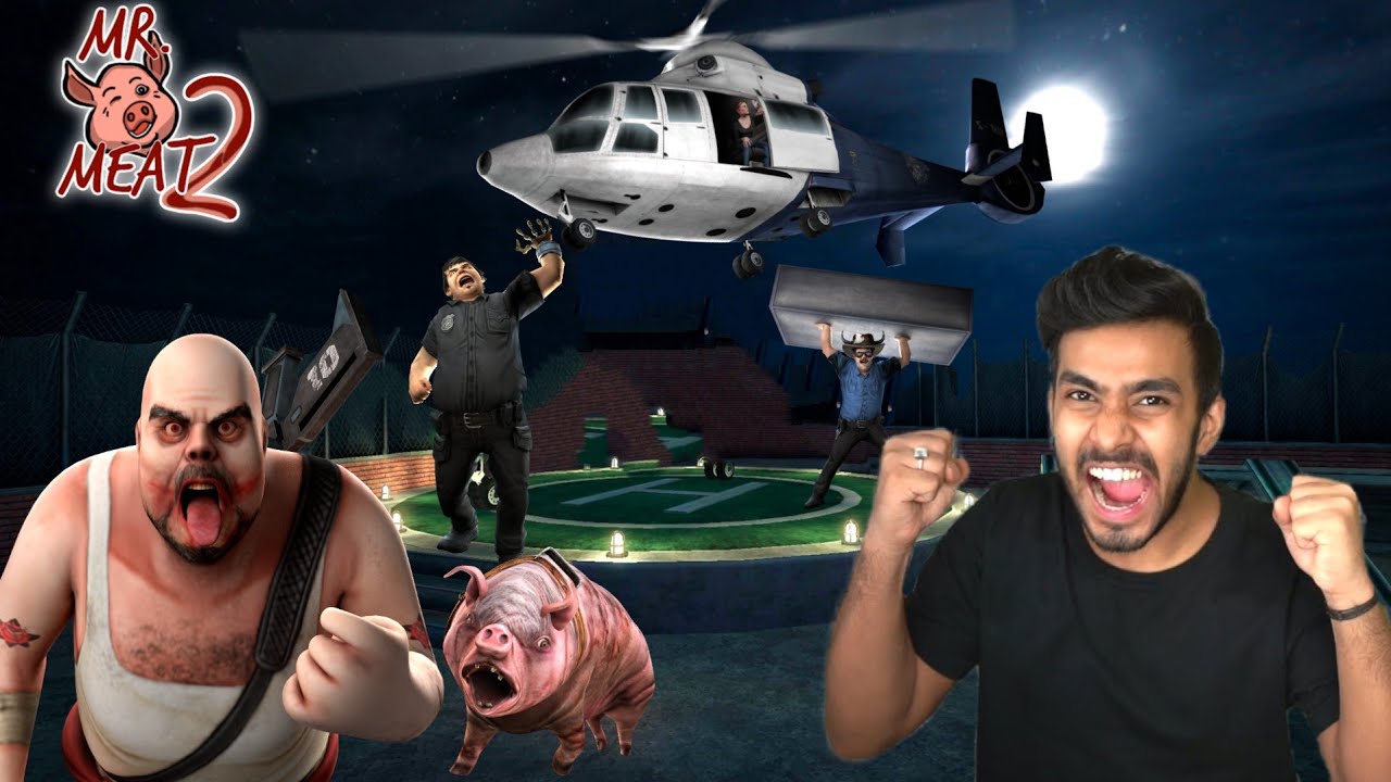 I ESCAPED THE MR MEAT.2 PRISON WITH HELICOPTER - TECHNO GAMERZ - YouTube