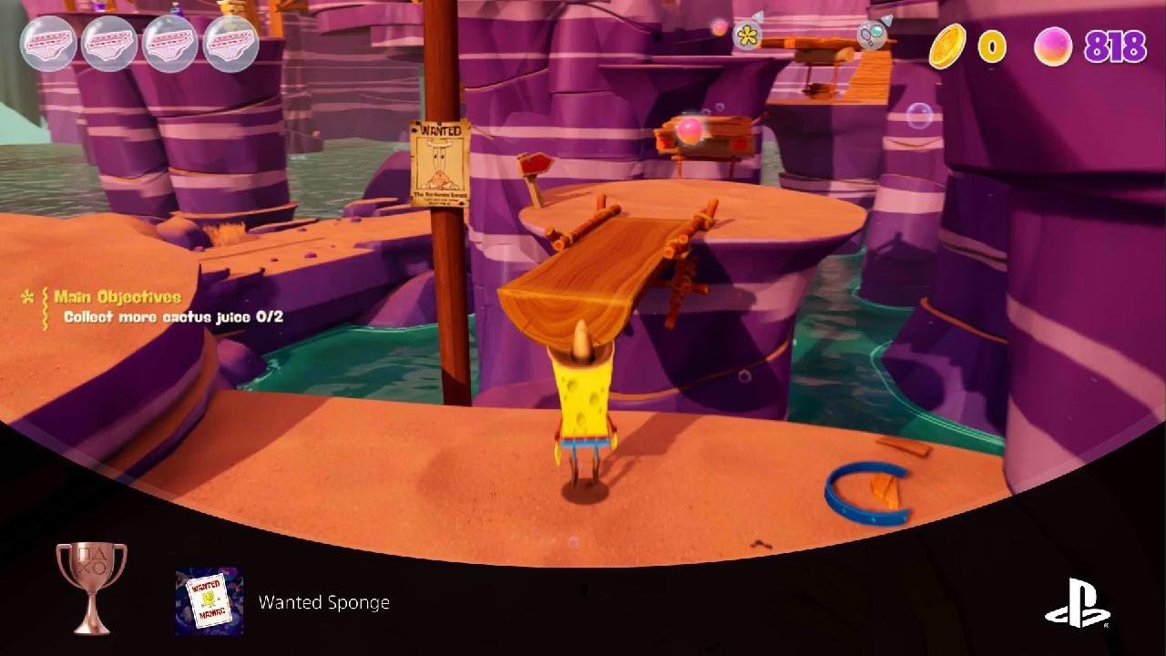 SpongeBob SquarePants: The Cosmic Shake Wanted Sponge 🏆 - YouTube