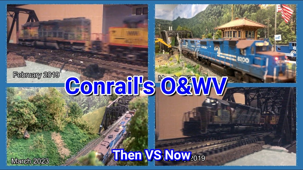 Conrail's O&WV Then VS Now - YouTube