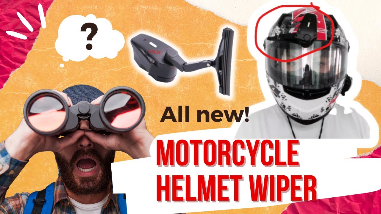mini electric wiper for motorcycle helmet wiper for all types of helmet ...