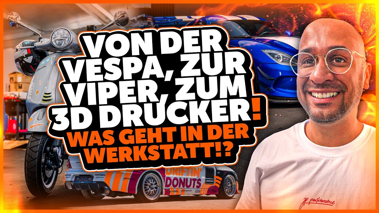 JP Performance - Von der Vespa, zur Viper, zum 3D Drucker! - YouTube
