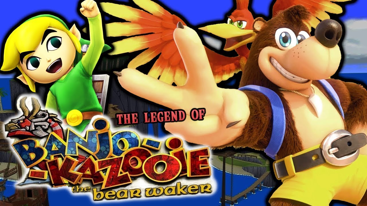 BANJO IN THE WIND WAKER UNIVERSE!! | Legend of Banjo Kazooie Bear Waker ...