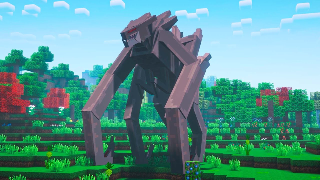 TITAN MUTO RAINHA APARECEU NO MINECRAFT !! ( KAIJU ) - YouTube