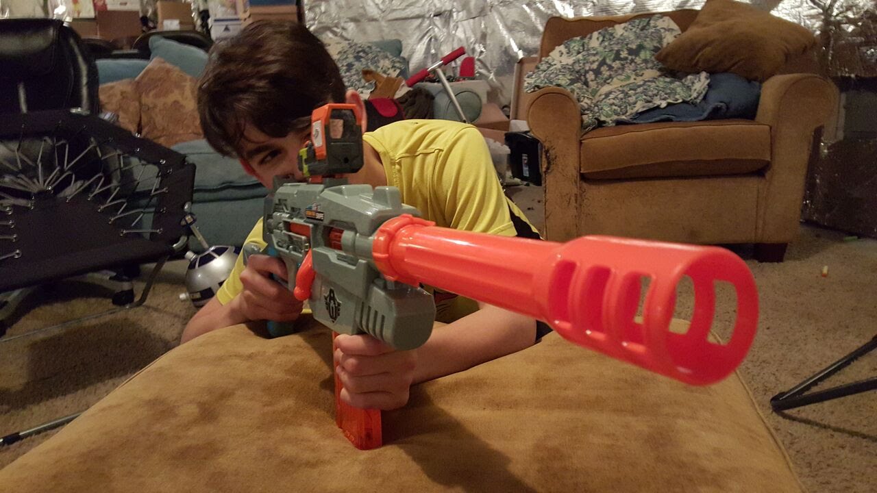 First Person Nerf War: Sniper vs Archer - YouTube