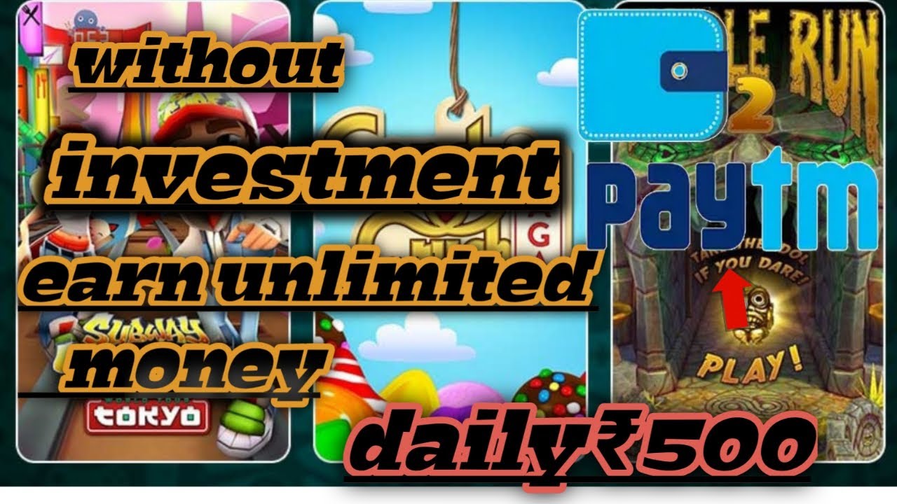How to earn by gaming daily// without investment earn daily ₹500 by ...