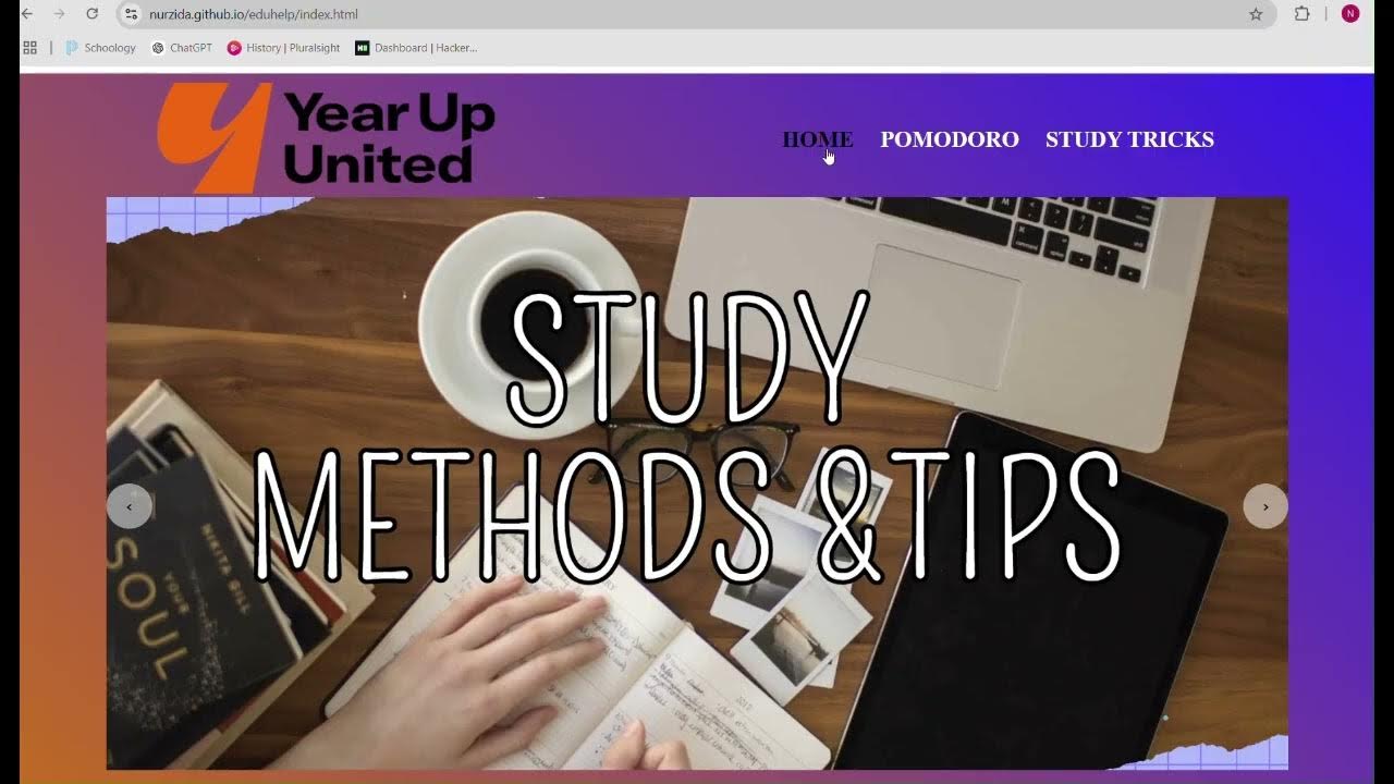 CIS 302 JavaScript Final Project "EDUHELP " - YouTube